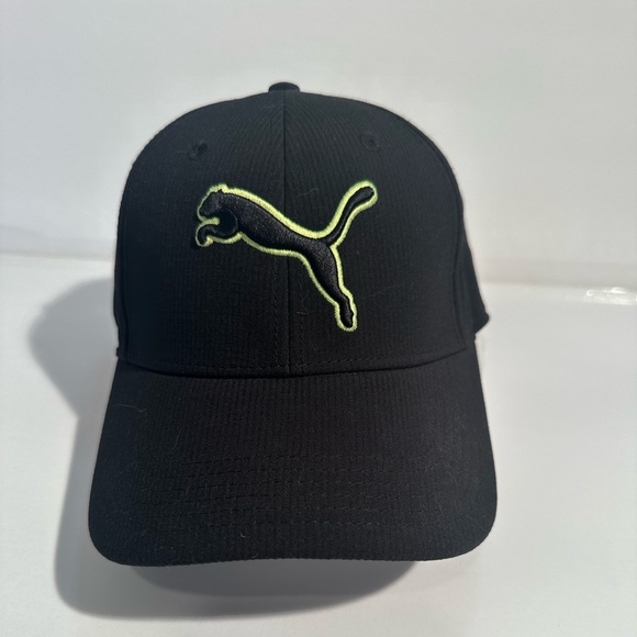 Puma | Accessories | Womens Puma Evercat Hat Black Lime Green Cap ...